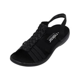 Rieker Keilsandaletten in Schwarz/Black | Gr.: 37
