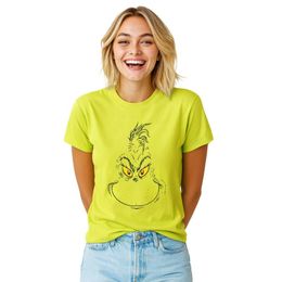 The Grinch T-Shirt Oberteil Shirt Top Rundhals Kurzarm in gr&uuml;n | Gr.: S