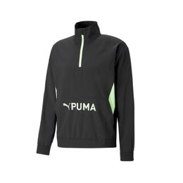 Laufjacke/Funktionsjacke Puma Fit Heritage Woven 1/ in Schwarz | Gr.: S