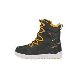 Trollkids Winterschuhe "Finnmark" in Anthrazit/goldenes Gelb | Gr.: 38