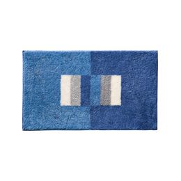 Erwin M&uuml;ller Erwin M&uuml;ller Badematte Korfu in blau | Gr.: 90 x 90 cm