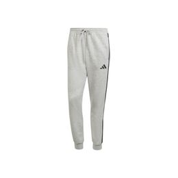 Adidas Jogginghose Herren im 3 Streifen Design in Hellgrau | Gr.: 3XL
