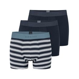 Schiesser 95/5 Baumwolle, Single-Jersey Pants 3er-Pack in marine | Gr.: 5