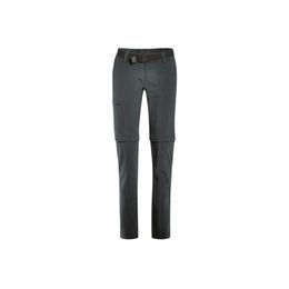 Maier Sports Zip-Hose Inara Slim in Dunkelgrau | Gr.: 36