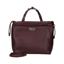 Henkeltasche Replay "Replay Taschen Lederimitat", Damen, Gr. onesize, burgunder, Lederimitat, Taschen