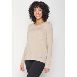 Greenbomb Longsleeve Basic in Kaffee Latte | Gr.: XXL