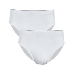 Erwin Müller Erwin Müller Baumwolle, Single-Jersey Slip 2er-Pack in weiß | Gr.: 6