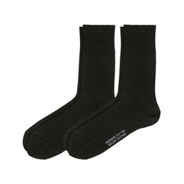 Hudson Baumwolle Socken 2 Paar in schwarz | Gr.: 43-44 cm