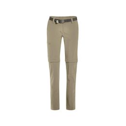 Maier Sports Zip-Hose Inara Slim in Beige | Gr.: 18