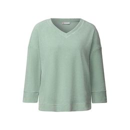 Street One Langarmshirt in serene green | Gr.: 42