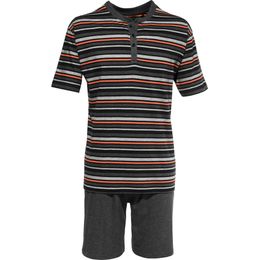Erwin M&uuml;ller Erwin M&uuml;ller Single-Jersey Shorty in anthrazit meliert | Gr.: 50