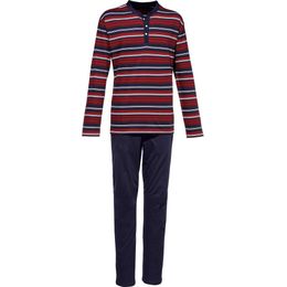 Erwin M&uuml;ller Erwin M&uuml;ller Single-Jersey Schlafanzug in marine | Gr.: 56