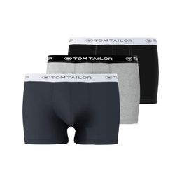 Tom Tailor Baumwolle, Single-Jersey Pants 3er-Pack in anthrazit/schwarz | Gr.: 6
