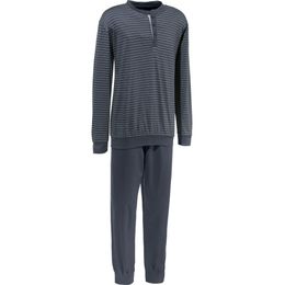 REDBEST Single-Jersey Schlafanzug in anthrazit | Gr.: 52