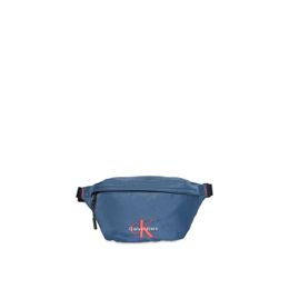 Gürteltasche Calvin Klein "BOLD WAISTBAG", Damen, Gr. B/H/T: 28cm x 13cm x 6,5cm, moonlit ocean, Nylon, unifarben, Taschen, Crossbody Bag, Unisex Schultertasche, mit CK-Logo