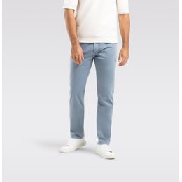 Slim-fit-Jeans MAC "Arne Pipe", Herren, Gr. 34, Länge 30, blau (capri blau), Denim/Jeans, Obermaterial: 88% Baumwolle, 10% Polyester, 2% Elasthan, unifarben, slim fit knöchellang, Jeans, im Five-Pocket Style