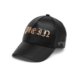 Baseball Cap Philipp Plein "Gothic Plein", Damen, 0295, schwarz, schwarzmatt, Caps