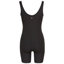 Playsuit Reebok "D Bodysuit", Damen, Gr. M, schwarz, Rippware, Obermaterial: 77% Polyester, 23% Elasthan, unifarben, figurbetont, U-Boot-Ausschnitt, Overalls