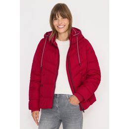 Steppjacke Cecil, Damen, Gr. L (42), beaujolais rot, Stoff, Obermaterial: 100% Polyester; Futter: 100% Polyester; Füllung: 100% Polyester, unifarben, normal hüftlang, ohne Ausschnitt, Bündchen, Jacken