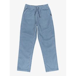Cordhose Quiksilver "TAXER CORD PANT YOUTH", Kinder, Gr. 14 (158/164), N-Gr, china blau, Obermaterial: 100% Baumwolle, Hosen