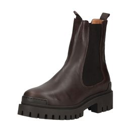 Pavement Damen Stiefelette "Pavement Stiefelette Leder/Textil", Gr. 36dunkelbraun, Leder, Textil, Schuhe