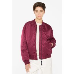 Blouson Harlem Soul, Damen, Gr. XXL, lila (grape), Material: 100% Polyamid, Futter: 100% Polyester, Füllung: 100% Polyester, bedruckt, bestickt, regular fit normal, eingesetzt Rippbündchen, Jacken Blouson
