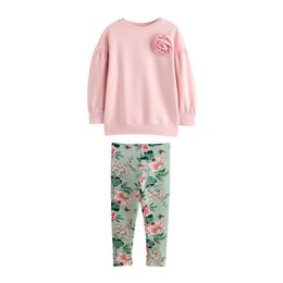 Laura Ashley Set M&auml;dchen Gr&ouml;&szlig;e 152 gr&uuml;n / mint / rosa / rot