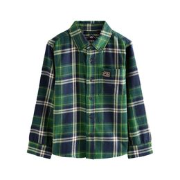 Superdry Button Up Shirt boy Green size 3 yrs