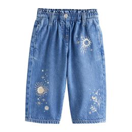 next Jeans M&auml;dchen Gr&ouml;&szlig;e 74 beige / blue denim / wei&szlig;