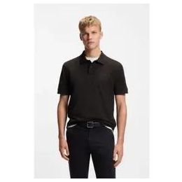 BOSS f&uuml;r Herren. 50507813 Prime Poloshirt schwarz (XXL), L&auml;ssig, Baumwolle, Kurzarm