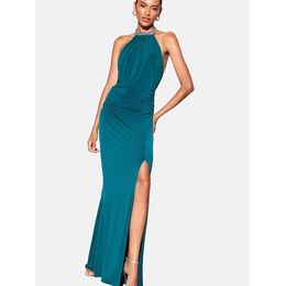 Lipsy Kleid Damen Größe 40 saphir / transparent Winterkleid