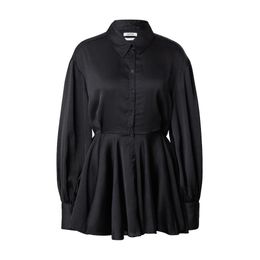 MONKI Blusenkleid Damen Gr&ouml;&szlig;e 46 schwarz Winterkleid