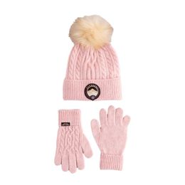 Superdry Set: Mütze und Handschuhe Mädchen Größe XS/S rosa
