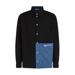KARL LAGERFELD JEANS Between-Season Jacket male Black size XXL