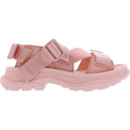 Alexander McQueen Sandalen - Dames Tread Sandaal Roze - Gr. 37 (EU) - in Gold - f&uuml;r Damen