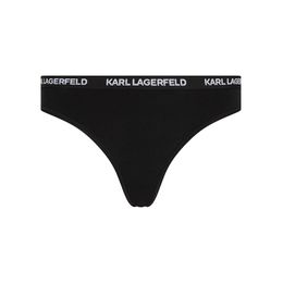 K by KARL LAGERFELD Karl Lagerfeld String Damen Gr&ouml;&szlig;e S schwarz / offwhite