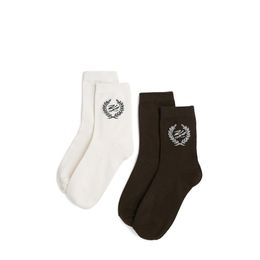 K by KARL LAGERFELD Karl Lagerfeld Socks female Black, White size 39-42