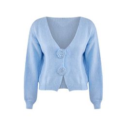 Trendyol Strickjacke Damen Größe S hellblau