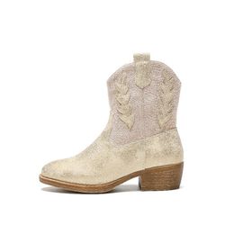Smile Favorites Cowboystiefel M&auml;dchen Gr&ouml;&szlig;e 34 beige