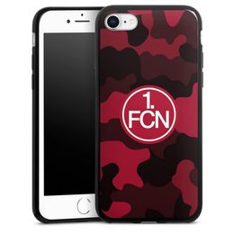 DeinDesign iPhone SE (2022) Handy Slim Case extra d&uuml;nn Silikon Handyh&uuml;lle schwarz H&uuml;lle Logo 1. Fcn 1. Fc N&uuml;rnberg Silikon Slim Case