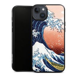 DeinDesign iPhone 14 Plus Handy Silikon H&uuml;lle Case schwarz Handyh&uuml;lle Die Gro&szlig;e Welle Vor Kanagawa Japan Art