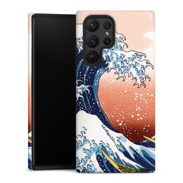 DeinDesign Galaxy S23 Ultra Handy Panzer Handyh&uuml;lle robuste Outdoor H&uuml;lle Schutzh&uuml;lle gl&auml;nzend Art Japan Die Gro&szlig;e Welle Vor Kanagawa Tough Case
