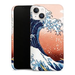 DeinDesign iPhone 14 Handy Premium Case Smartphone Handyh&uuml;lle Schutzh&uuml;lle matt Die Gro&szlig;e Welle Vor Kanagawa Japan Art Premium Case