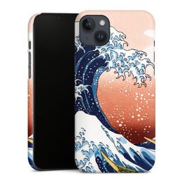 DeinDesign iPhone 14 Plus Handy Premium Case Smartphone Handyh&uuml;lle Schutzh&uuml;lle gl&auml;nzend Die Gro&szlig;e Welle Vor Kanagawa Japan Art Premium Case