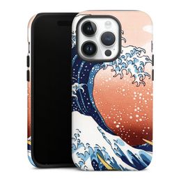 DeinDesign iPhone 14 Pro Handy Panzer Handyh&uuml;lle robuste Outdoor H&uuml;lle Schutzh&uuml;lle matt Die Gro&szlig;e Welle Vor Kanagawa Japan Art Tough Case