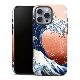 DeinDesign iPhone 16 Pro Max Handy Panzer Handyh&uuml;lle robuste Outdoor H&uuml;lle Schutzh&uuml;lle gl&auml;nzend Die Gro&szlig;e Welle Vor Kanagawa Japan Art Tough Case