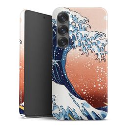 DeinDesign Galaxy S25 Handy Premium Case Smartphone Handyh&uuml;lle Schutzh&uuml;lle matt Die Gro&szlig;e Welle Vor Kanagawa Japan Art Premium Case