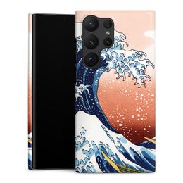 DeinDesign Galaxy S23 Ultra Handy Premium Case Smartphone Handyh&uuml;lle Schutzh&uuml;lle gl&auml;nzend Die Gro&szlig;e Welle Vor Kanagawa Japan Art Premium Case