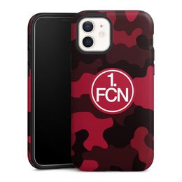 DeinDesign iPhone 12 mini Handy Panzer Handyh&uuml;lle robuste Outdoor H&uuml;lle Schutzh&uuml;lle matt Logo 1. Fc N&uuml;rnberg 1. Fcn Tough Case