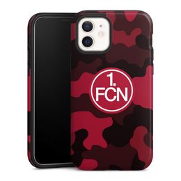 DeinDesign iPhone 12 mini Handy Panzer Handyh&uuml;lle robuste Outdoor H&uuml;lle Schutzh&uuml;lle gl&auml;nzend Logo 1. Fc N&uuml;rnberg 1. Fcn Tough Case
